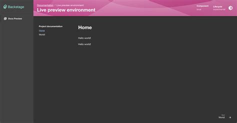 🐛 Bug Report Techdocs Live Preview Breaks Down When Clicking A Page On