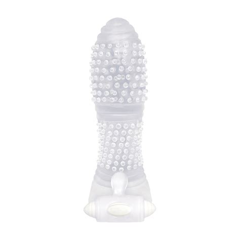 Elite Toys Sextender Vibrating Penis Extender With Nubbed Texture