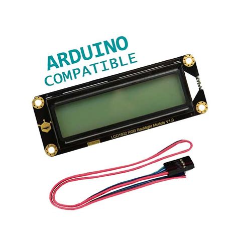 Gravity I2c 16x2 Arduino Lcd With Rgb Backlight Display