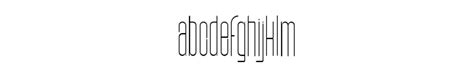 Gendar ExtraLight Font Sans Serif Modern What Font Is