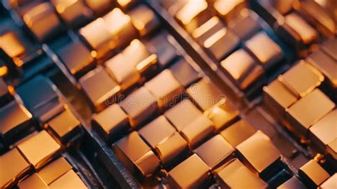 Abstract Metallic Cubes Stock Video Video Of Surface 336101987