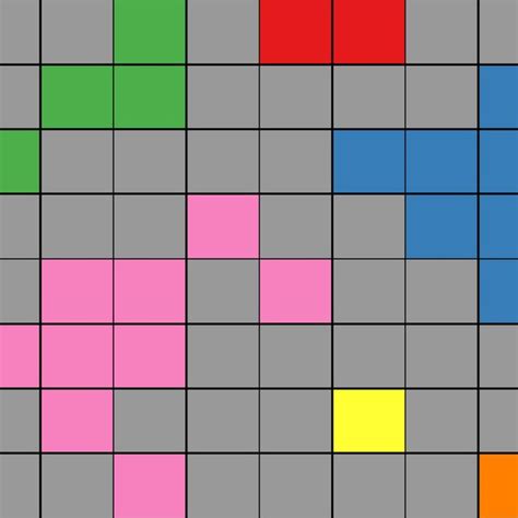 clusters extraction example gray color indicates empty space other