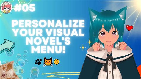 Renpy Guide How To Customize Your Visual Novels Menu Background Icon And Title Youtube