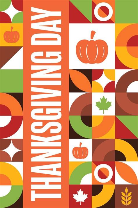 Happy Thanksgiving Day Holiday Concept Template For Background