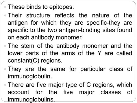 Immunoglobulin Antibody Structure Definition Structure Types Functions Pptx
