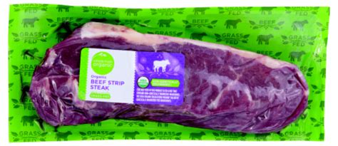 Simple Truth Organic™ Grass Fed Beef Strip Steak 1 Lb Kroger