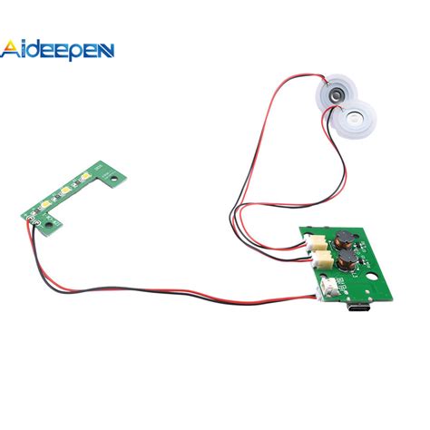 Aideepen โมดูลไดรเวอร์เครื่องฟอกอากาศความชื้น Dc5v Type C Usb พร้อมสเปรย์คู่ ขนาดใหญ่ Diy