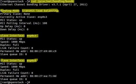 Configure Nic Network Interface Card Bonding In Centos 7 Rhel 7