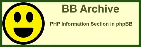 Php Information Section In Phpbb A Comprehensive Guide