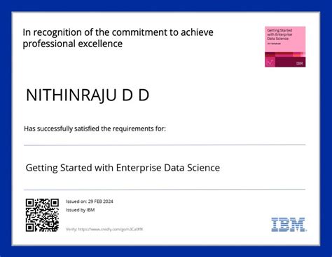 nithinraju d d on linkedin i am thrilled to have successfully completed the ibm data science…