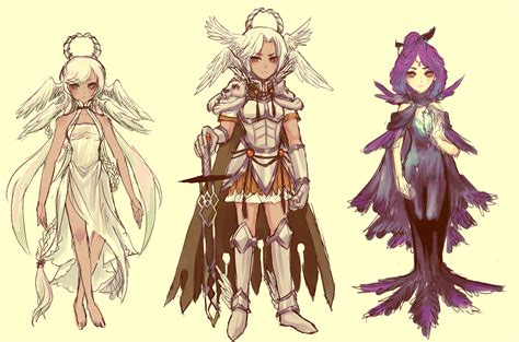 Ocs Design Progress D By Onisuu On Deviantart