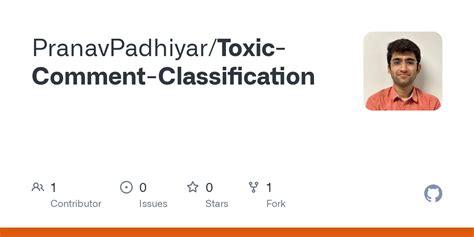 Github Pranavpadhiyar Toxic Comment Classification