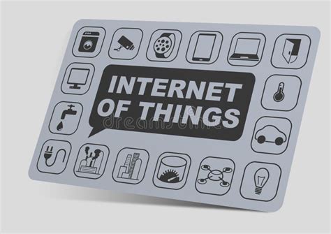 Internet Of Things Iot Concept Of Connected Wireless Devices As Illustration Stock Vector