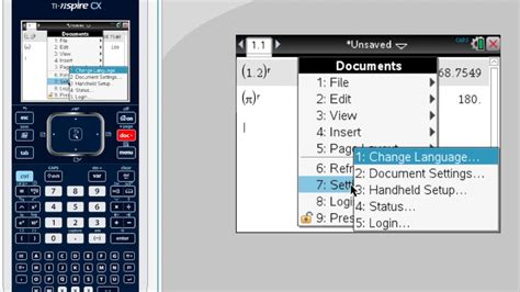 Ti Nspire Cx Converting Between Degrees And Radians Youtube