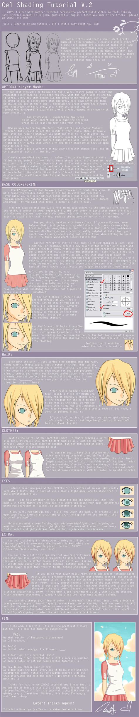 Cel Shading Tutorial V2 By Creates On Deviantart