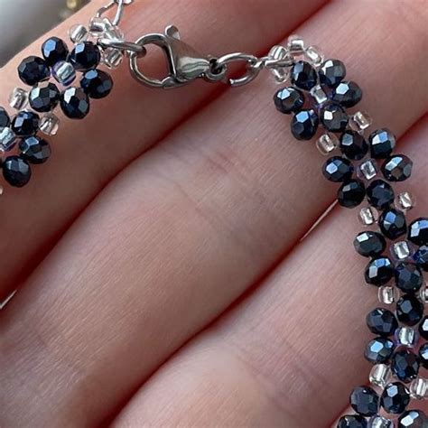 Украшения из бисера и натуральных камней 🦋 On Instagram 🖤 Есть мастер класс «МК 9 в