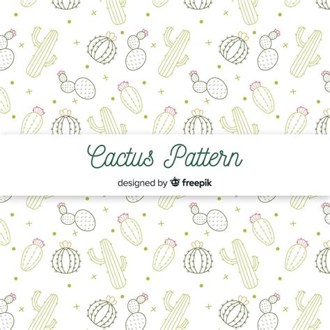 دانلود وکتور پترن کاکتوس دانلود رایگان فایل لایه باز، Psd، وکتور