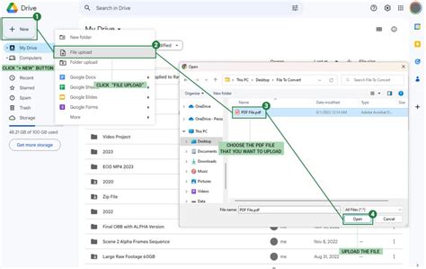 Quick Guide Convert PDFs To Word On Google Drive