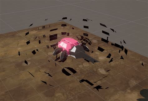 Weird Artifacts When Importing Fbx File From Blender Runity3d