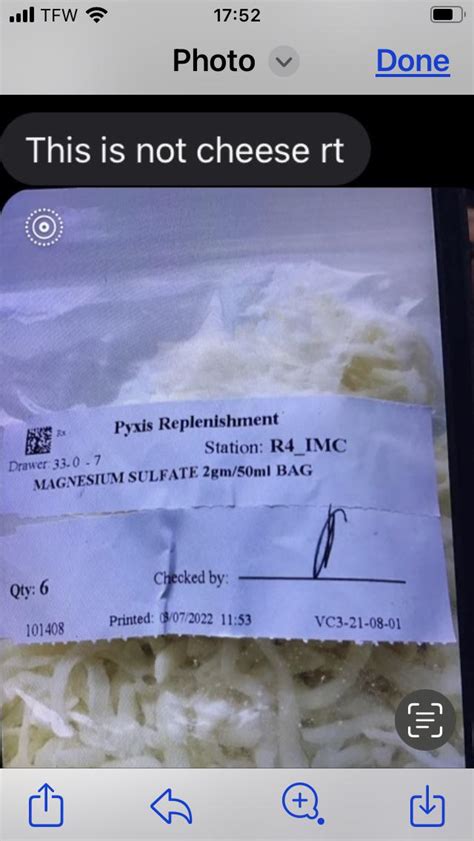 Grandma Got Some Improperly Labeled Cheese From The Food Bank Rnursing