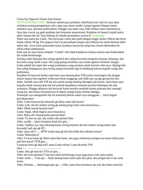Cerita Sex Ngewek Temen Satu Kantor Pdf