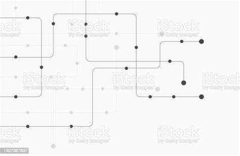 회로는 선과 점을 연결합니다 네트워크 기술 및 연결 개념 분산형 네트워크 노드 연결 연결에 대한 스톡 벡터 아트 및 기타 이미지