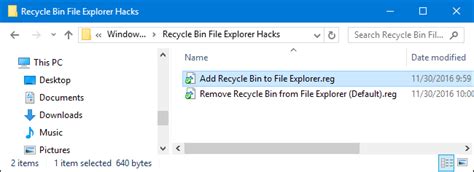 How To Add Recycle Bin To Windows File Explorer
