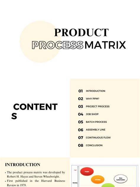 Product Process Matrix Pdf Life Cycle Assessment Automation