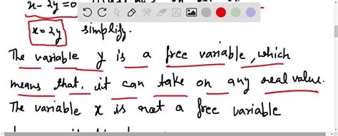 Solvedfind A Parametric Representation Of The Solution Set Of The