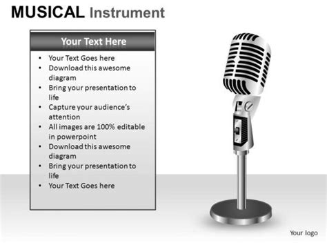 Microphone PowerPoint Slides And Ppt Diagram Templates
