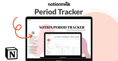 Jeanell Williams Notion Period Tracker Stay On Top Of Your Cycle
