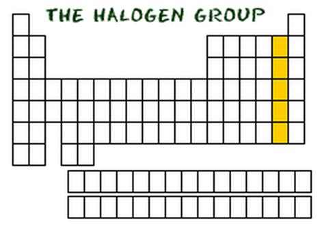 Halogens Periodic Table