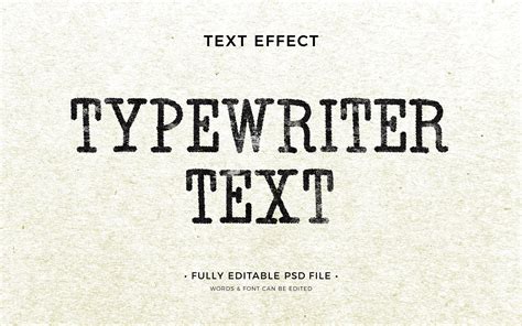 Premium Psd Typewriter Text Effect
