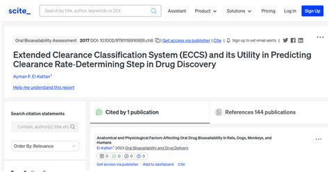 Extended Clearance Classification System Eccs And Its Utility In Predicting Clearance Rate