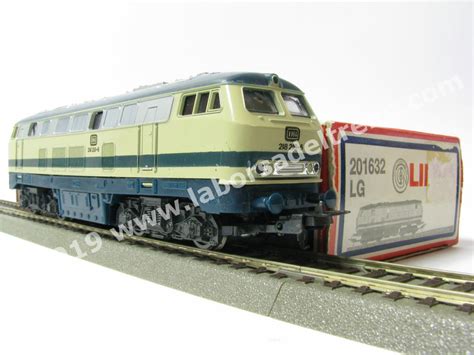 Lima 201632lg Loco Diesel Br 218 Db Livrea Blu Crema Ep Iv
