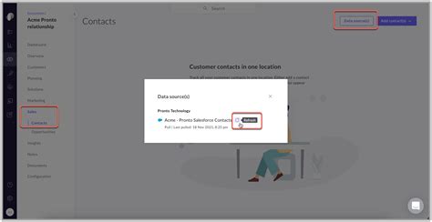 Salesforce Enable Data Pull Pronto Support