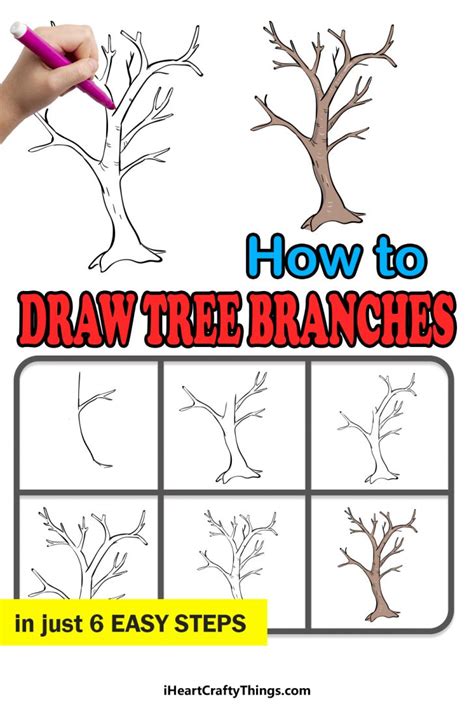 How To Draw A Tree Branch For Beginners Wortman Creformen