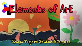 Elements Of Art Lessons Unit Line Shape Value Form Texture And Color