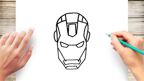 how to draw iron man face step by step learn how to draw iron man