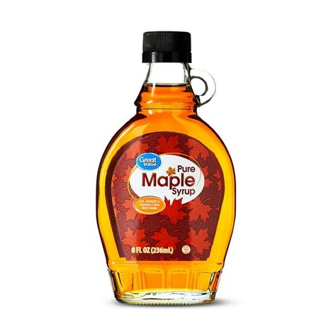 Great Value Pure Maple Syrup 8 Fl Oz