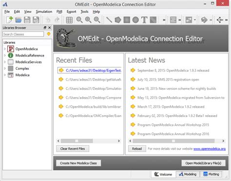 Omedit Openmodelica Connection Editor — Openmodelica Users Guide V1