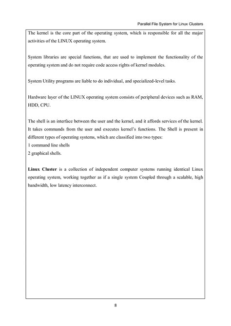 Parallel File System For Linux Clusters Pdf