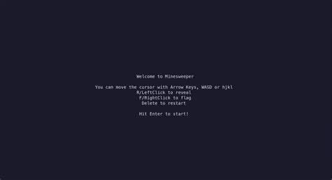 github vendicated ncursesminesweeper minesweeper made with ncurses