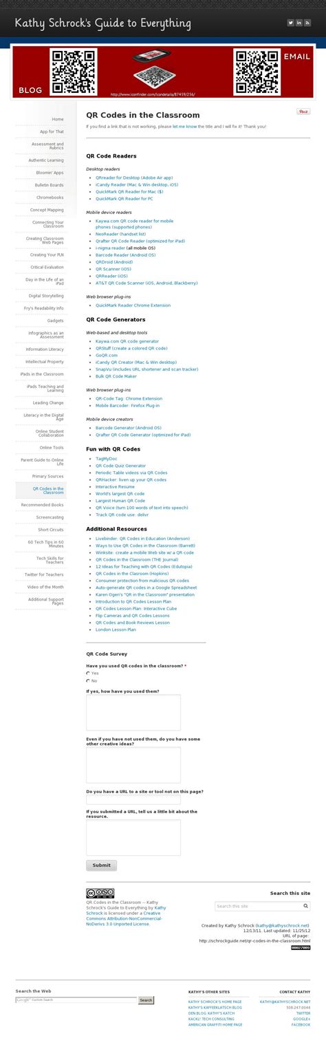 Qr Codes In The Classroom Teaching Technology Coding Tech School