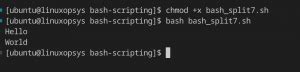 Bash Split String By Delimiter