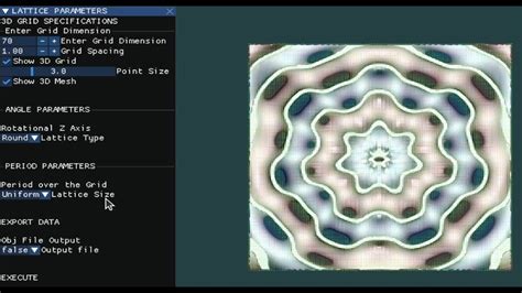 Implicit Modelling Rotating A Gyroid Lattice 360 Degree About An Axis