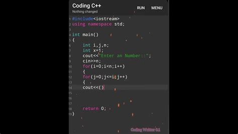 C Programming Basic Tutorial Ll Best Pattern 💯💖ll 💯short Coding Youtubeshorts Language