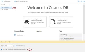 Access Azure Cosmos DB Using Data Explorer
