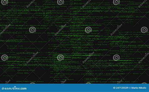 Green Black Background Binary Code Static Stock Footage Videos Stock Videos