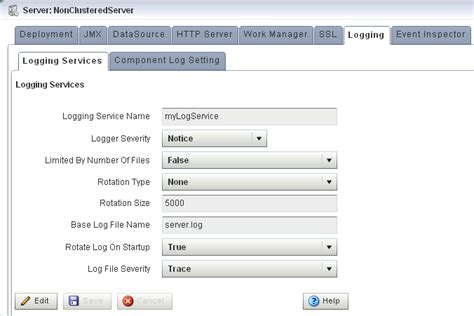 Managing Oracle Cep Server Logs